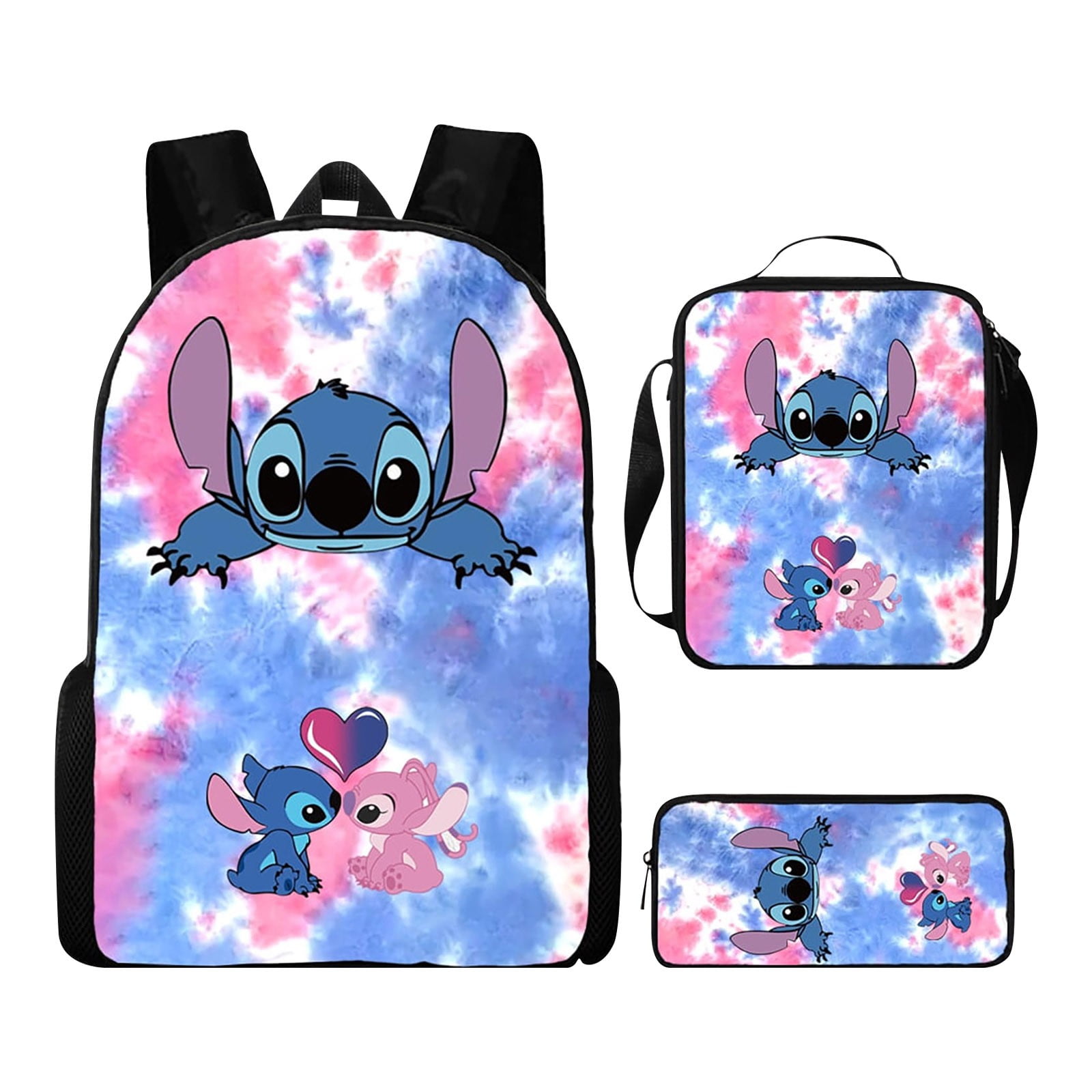 2025 New Stitch 15.75" Students Laptop Backpack, Back to School Stuff, Stitch 3 PCS Graduation ...