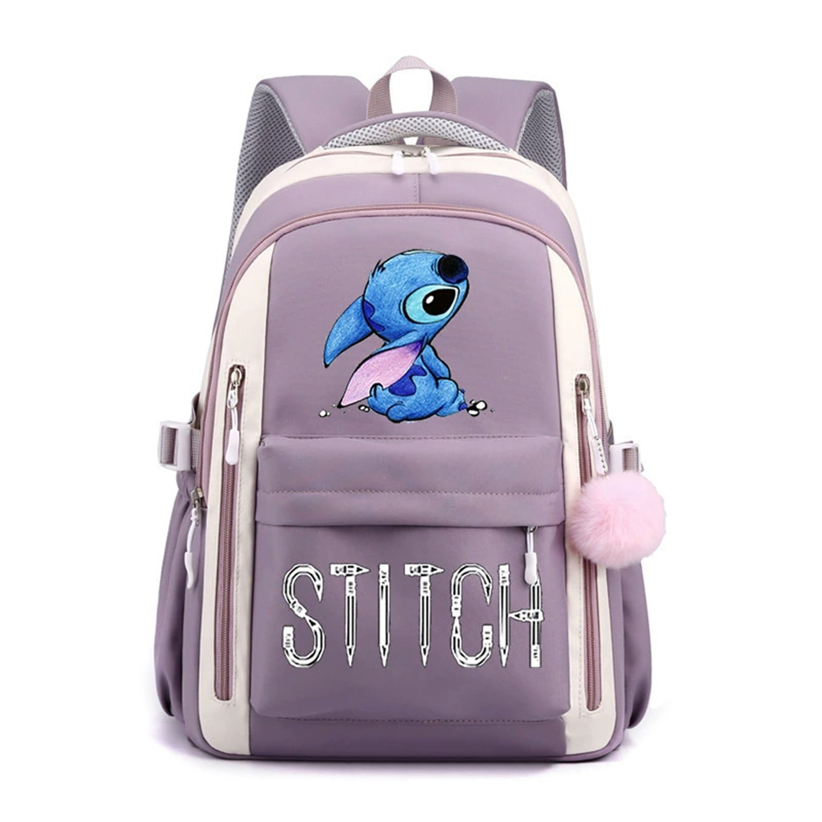 2025 New Stitch 16.53" Students Backpack, Back to School Gifts, Stitch ...