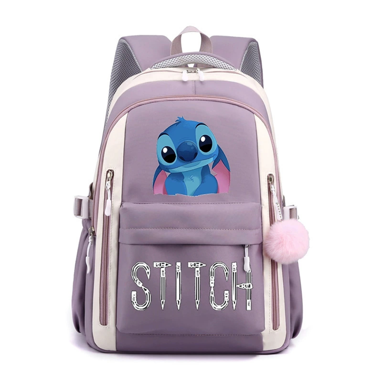 2025 New Stitch 16.53" Students Cartoon Backpack, Back to School ...