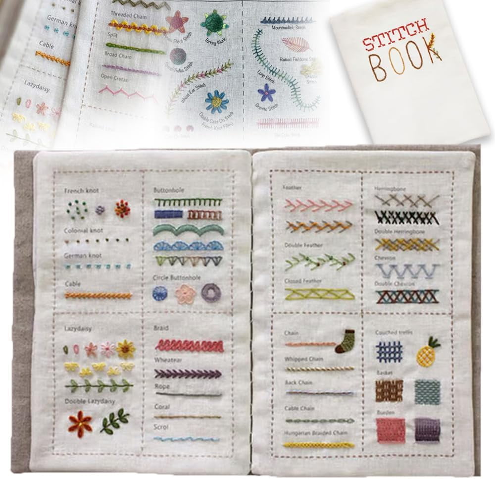 2025 New Stitch Book, DIY Stitch Book, Stitch Sample Book with ...