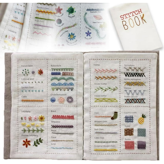 2025 New Stitch Book, DIY Stitch Book, Stitch Sample Book with ...
