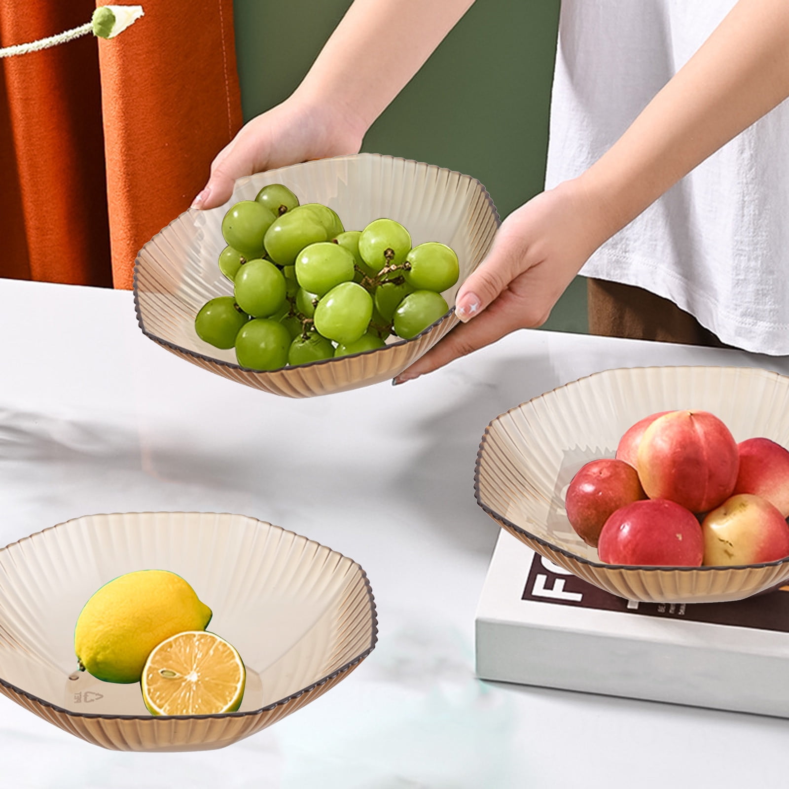 2025 New Storage Containers Clearance Fruit Trays For Serving For Party Fresh Fruit Serving Tray ...