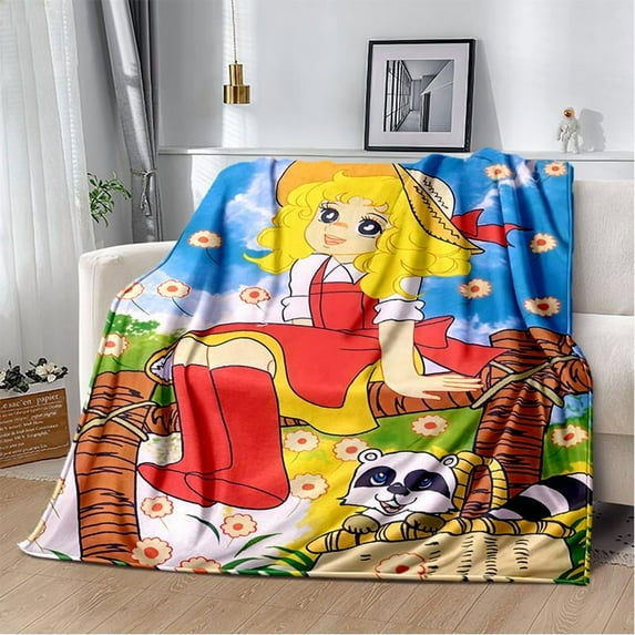 2025 New Style Candy Candy Girl Cartoon Anime Soft Plush Blanket ...
