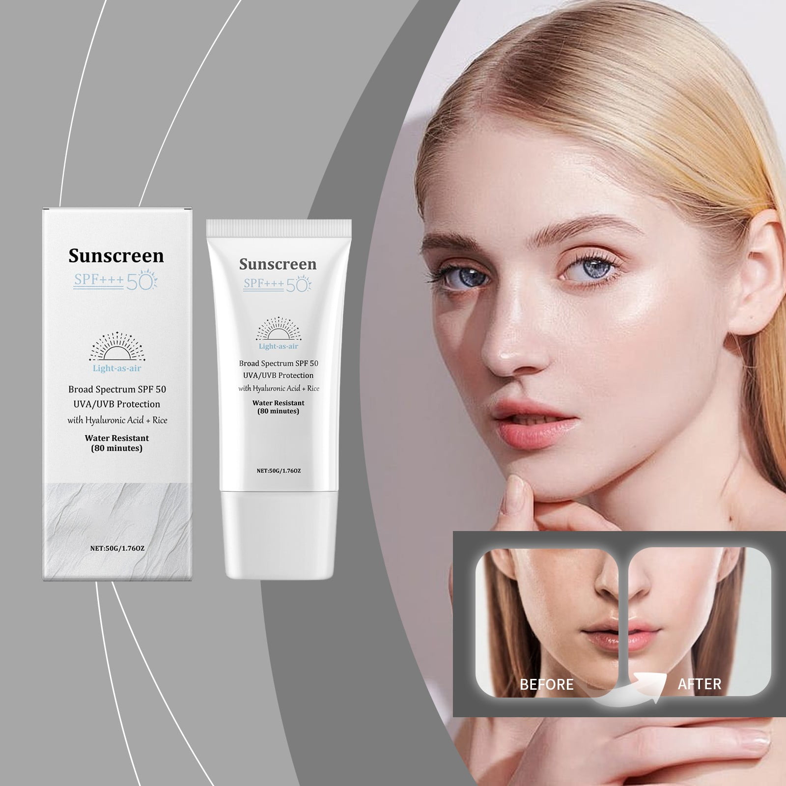 2025 New Su®nscreen Broad Spectrum SP®F 50 - Hydrating Daily ...