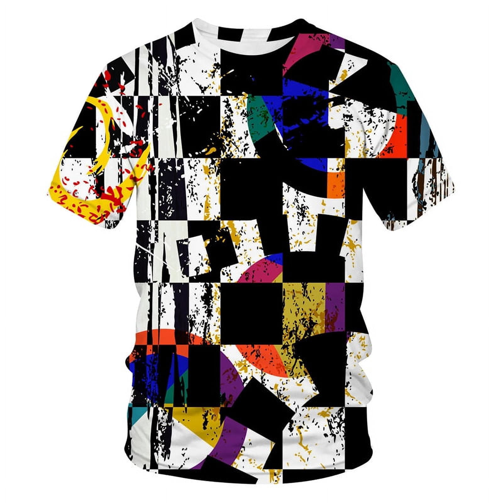 2025 New Summer Fashion T-Shirt Men Clothing New Men 3D Printed T-Shirt ...