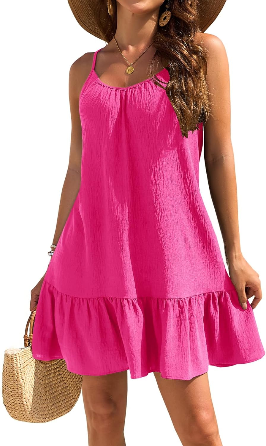 2025 New Swimsuit Coverup for Women Vacation Beach Cover Ups Spaghetti ...