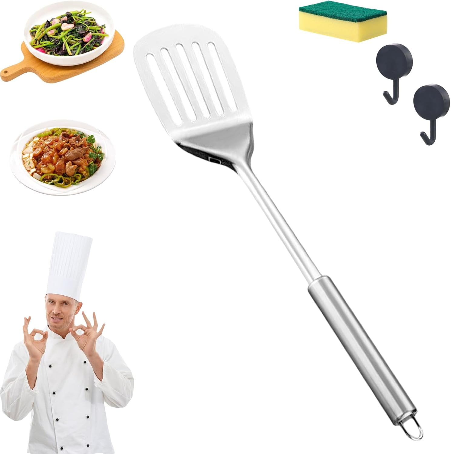 2025 New Taima Titanium Spatula & Utensils, 100% Pure Titanium Spatula ...
