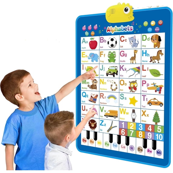 2025 New Talking Wall Chart for Kids,High-Quality Audio & Visual, Multi ...