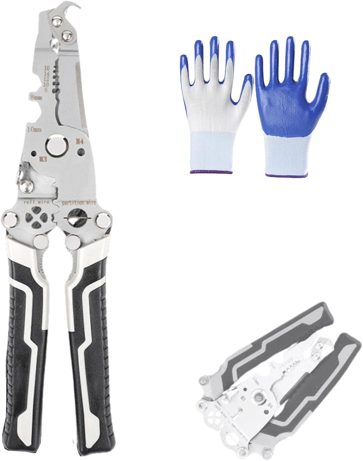 2025 New Timnamy Wire Stripper, 18 in 1 Multifunctional Folding Wire ...