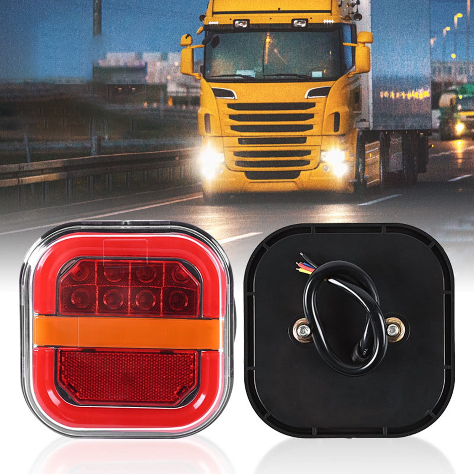 2025 New Trailer Lights Kit, Waterproof Tail Lights for Trailer With ...