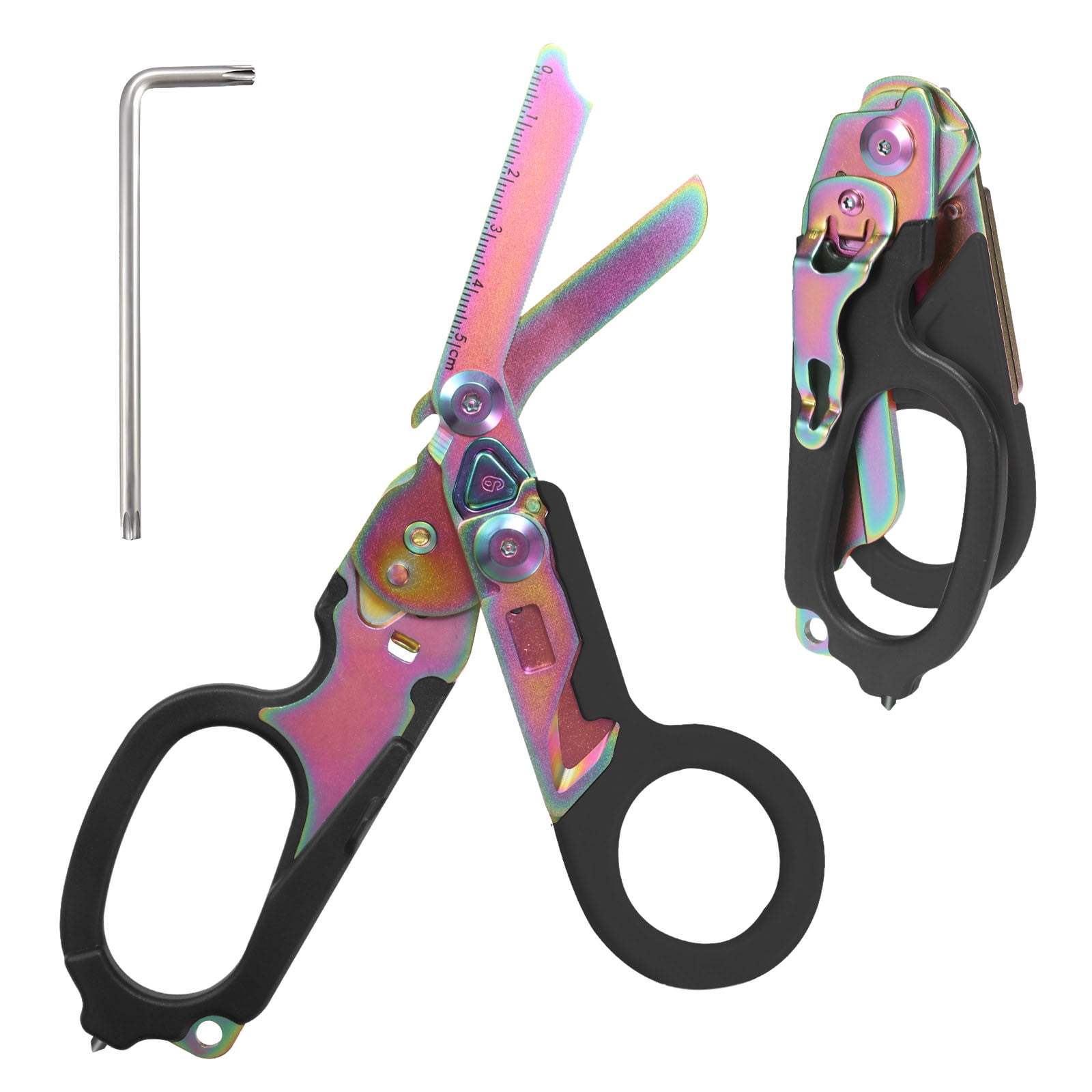 2025 New Trauma Shears, Stainless Steel Pocket Scissors Glass Breaker ...