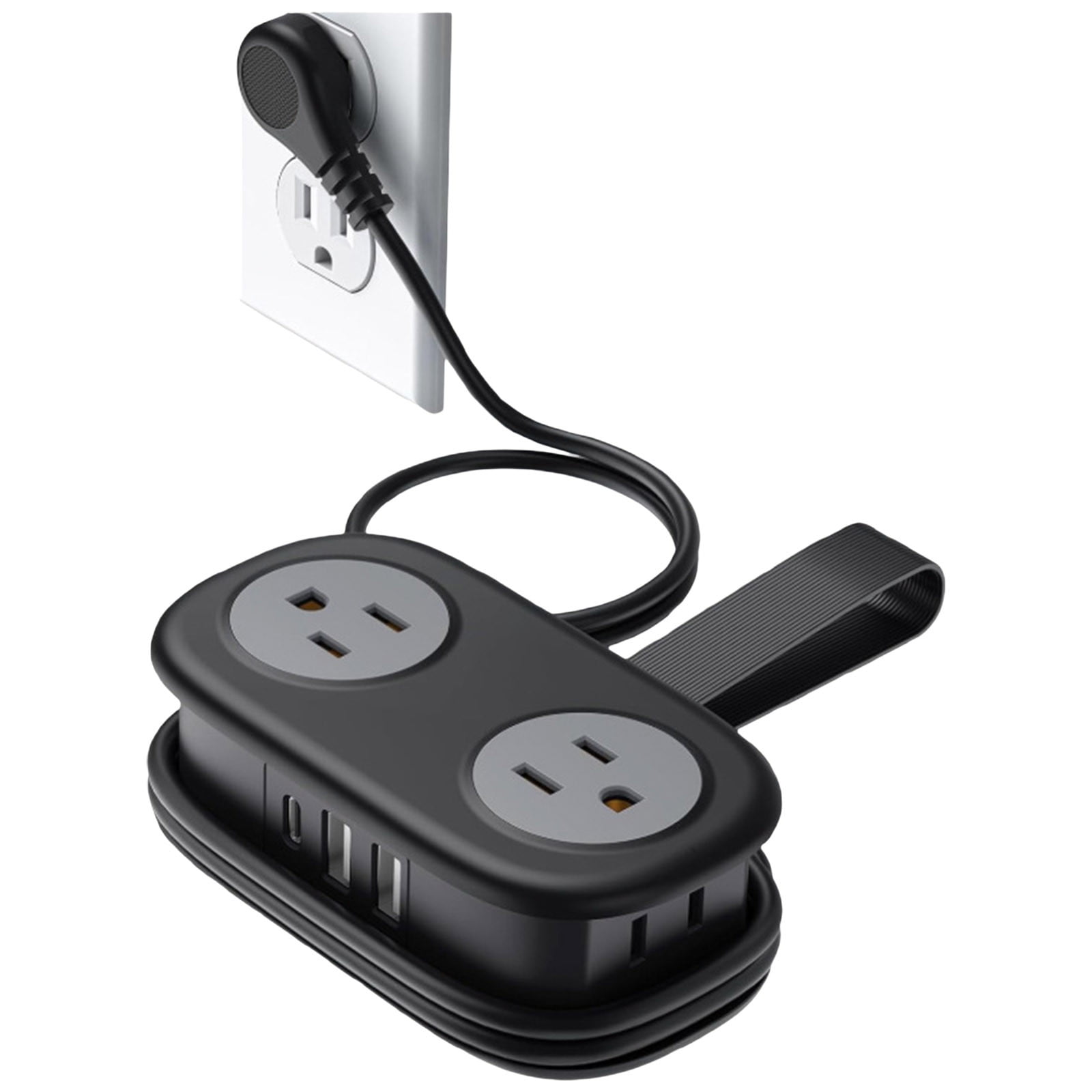 2025 New Travel Power Outlet, Featuring 4 Outlets and 3 USB Ports, 4 ...