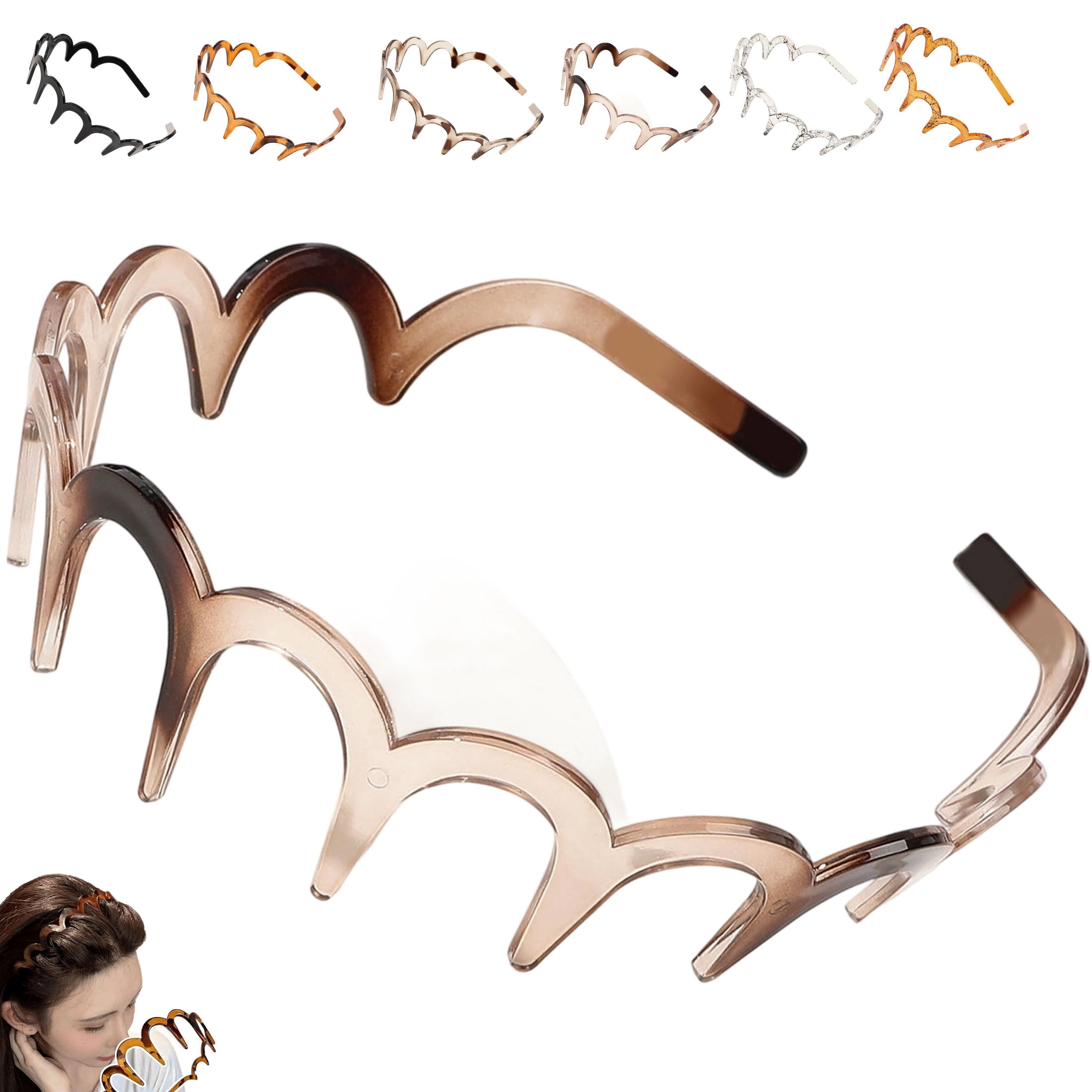2025 New U Shape Fashion Tooth Hair Comb Headband, High Cranium Head ...