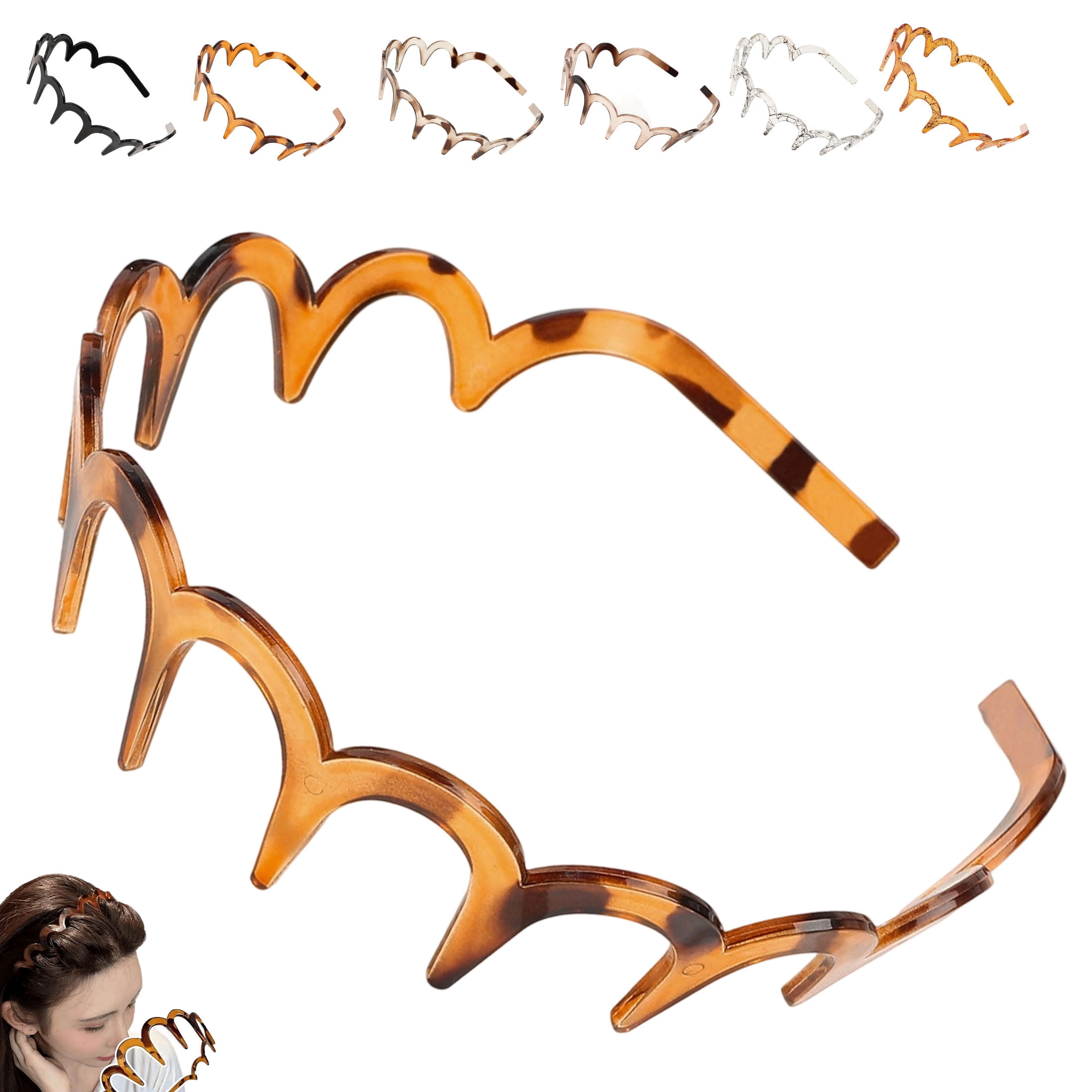 2025 New U Shape Fashion Tooth Hair Comb Headband, High Cranium Head ...