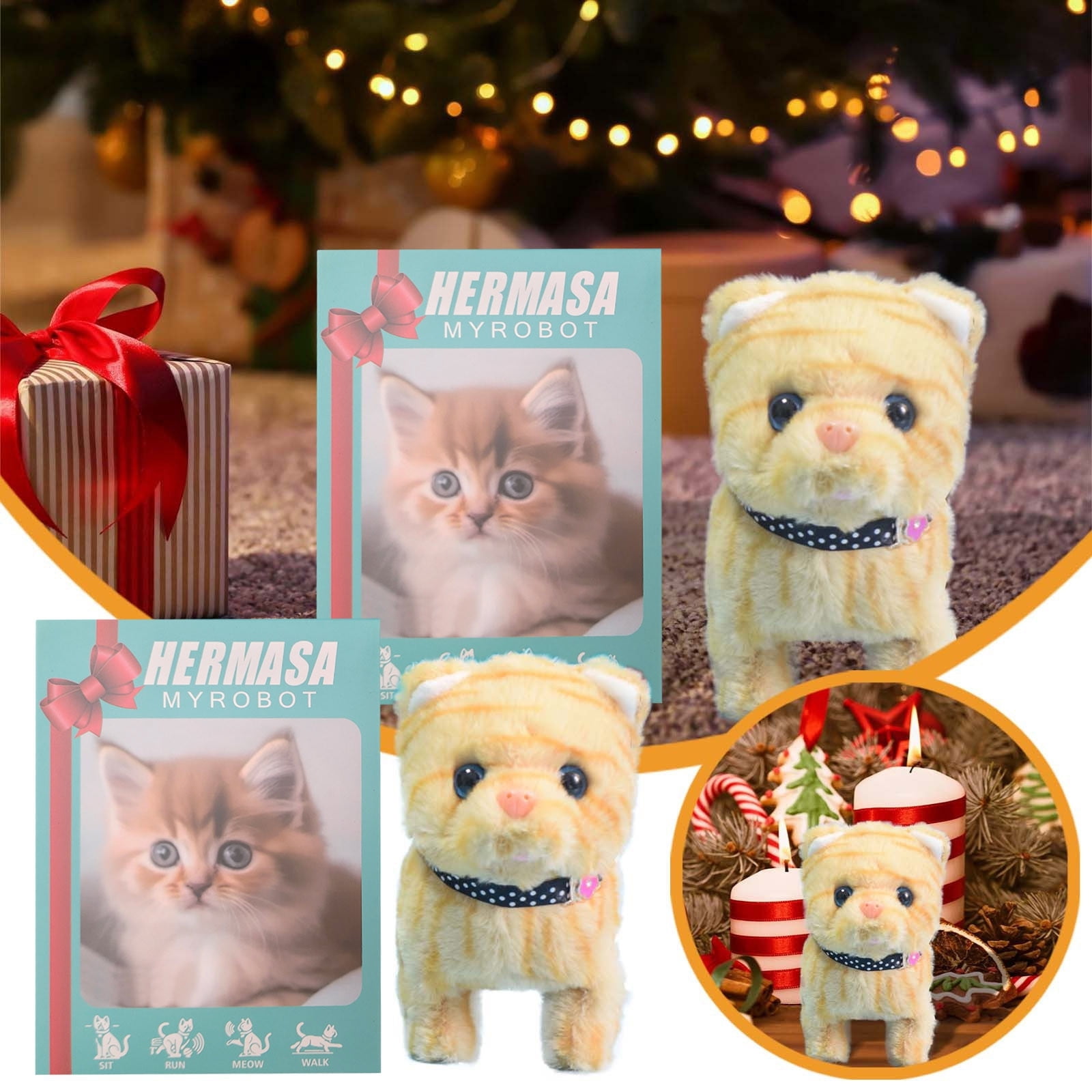 2025 New Ultimate Cat Toy Soft Cuddly and Adorable Plush Plaything for ...