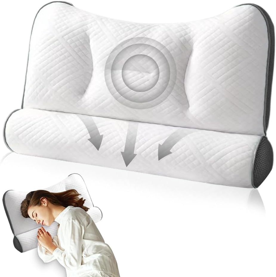 2025 New Ultra-Comfortable Ergonomic Neck Support Pillow, Neck Pillow ...