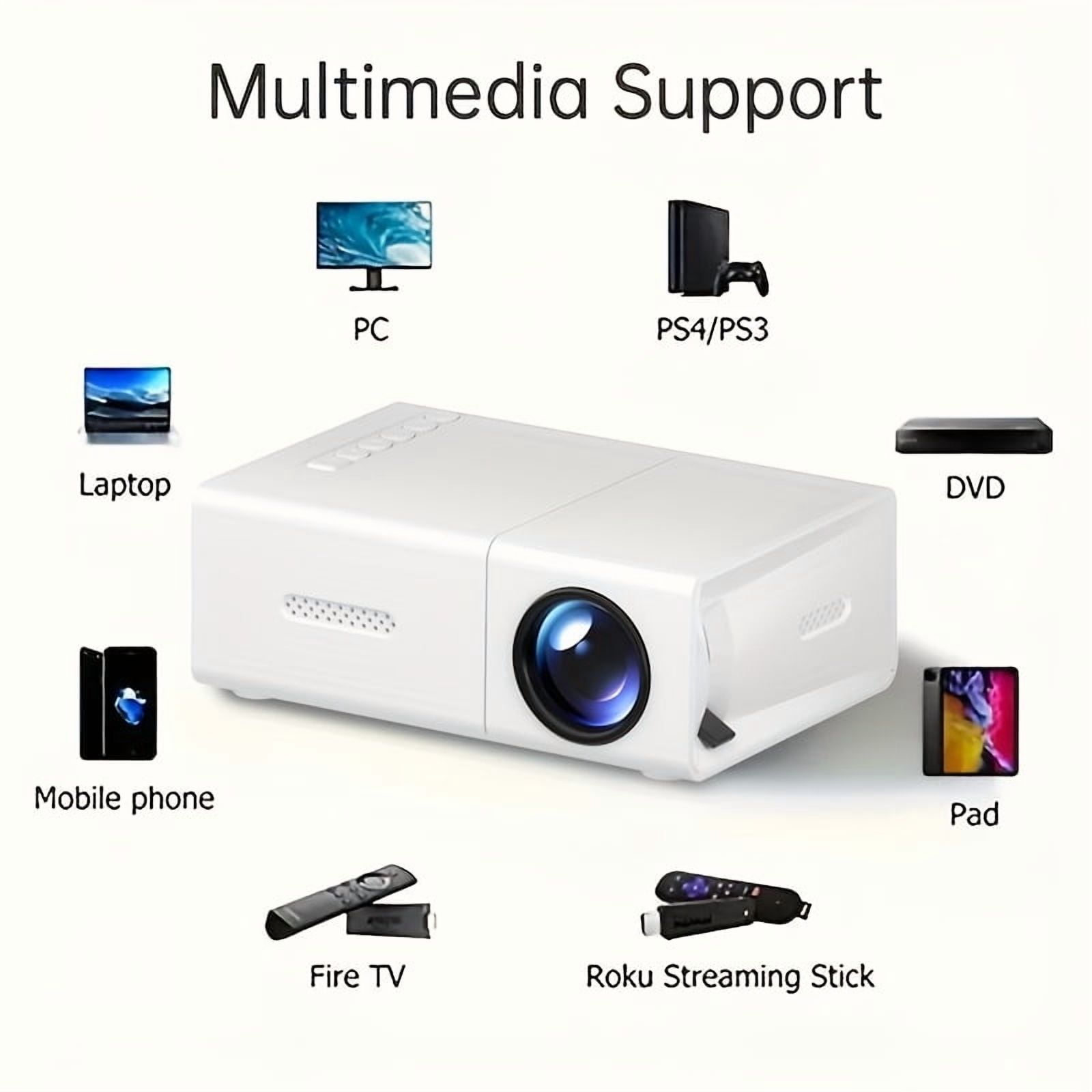 2025 New Ultra HD Projector, Compact Portable Home Theater Projector ...