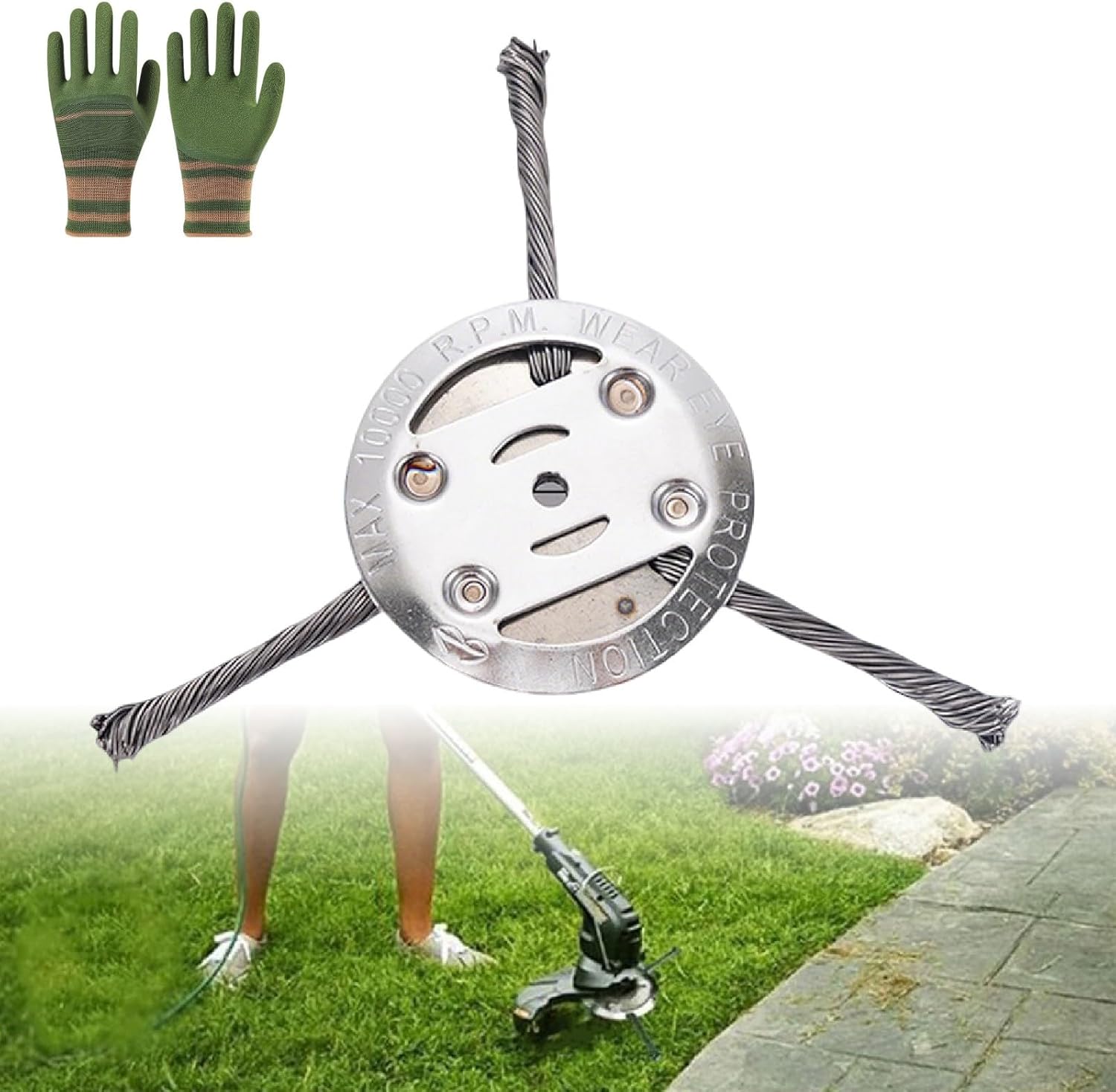 2025 New Universal Steel Wire Grass Trimmer Head, Steel Wire Grass ...