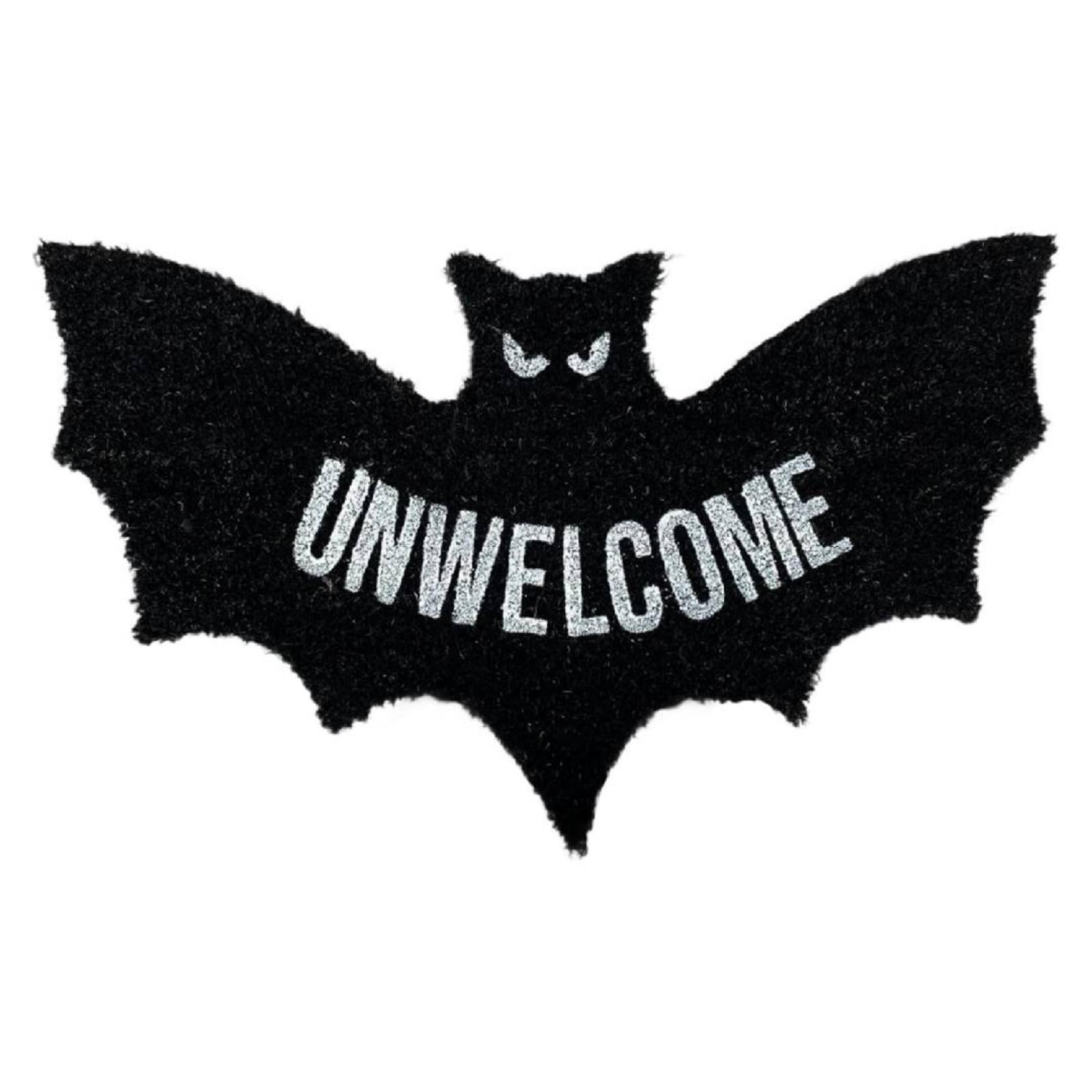 2025 New Unwelcome Shaped Bat Coir Mat, Welcome Doormat Coco Coir Door ...