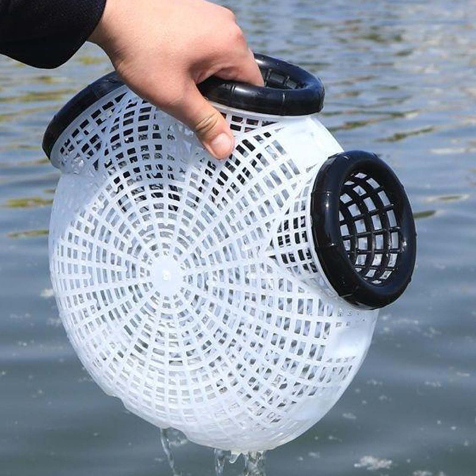 2025 New Upgrade Fish Trap, Circular Plastic Fish Cage With Three ...