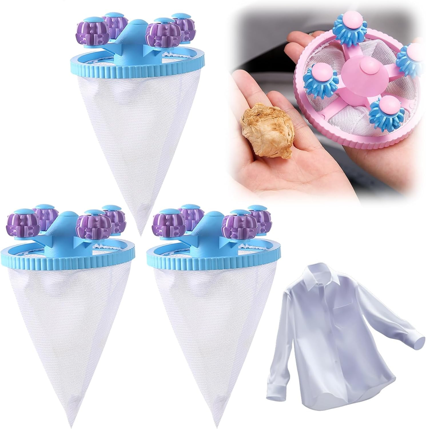 2025 New Upgrade Floating Hair Filtering Mesh Removal, Lint Catcher for ...