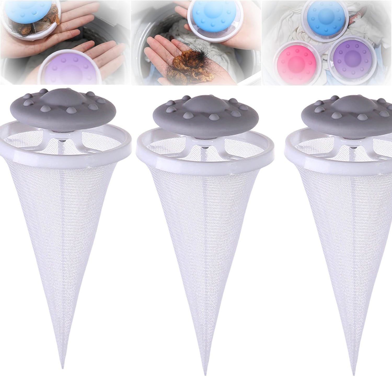 2025 New Upgrade Floating Hair Filtering Mesh Removal, Lint Catcher for ...