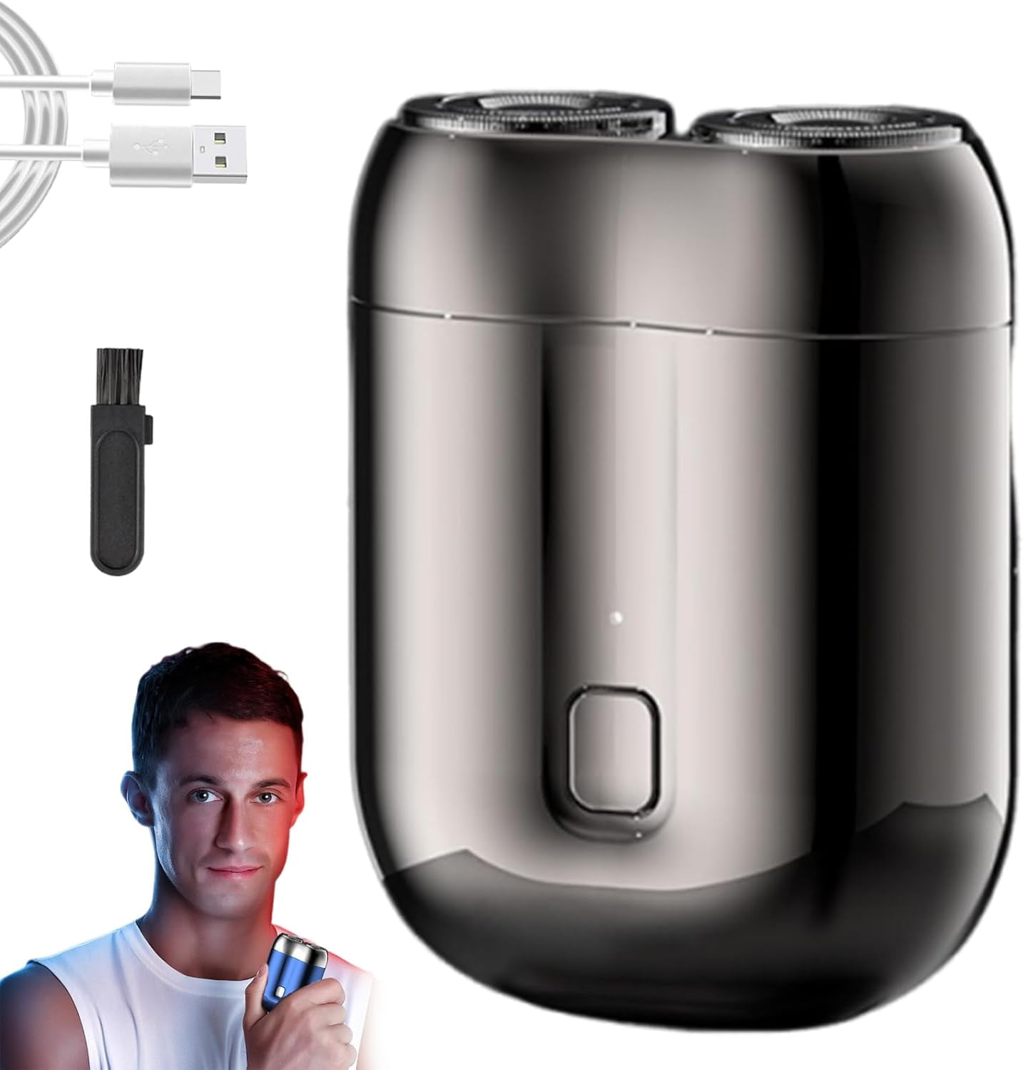 2025 New Upgrade Pocket Shaver USB Mini Shavers - New Model Mini Dual ...