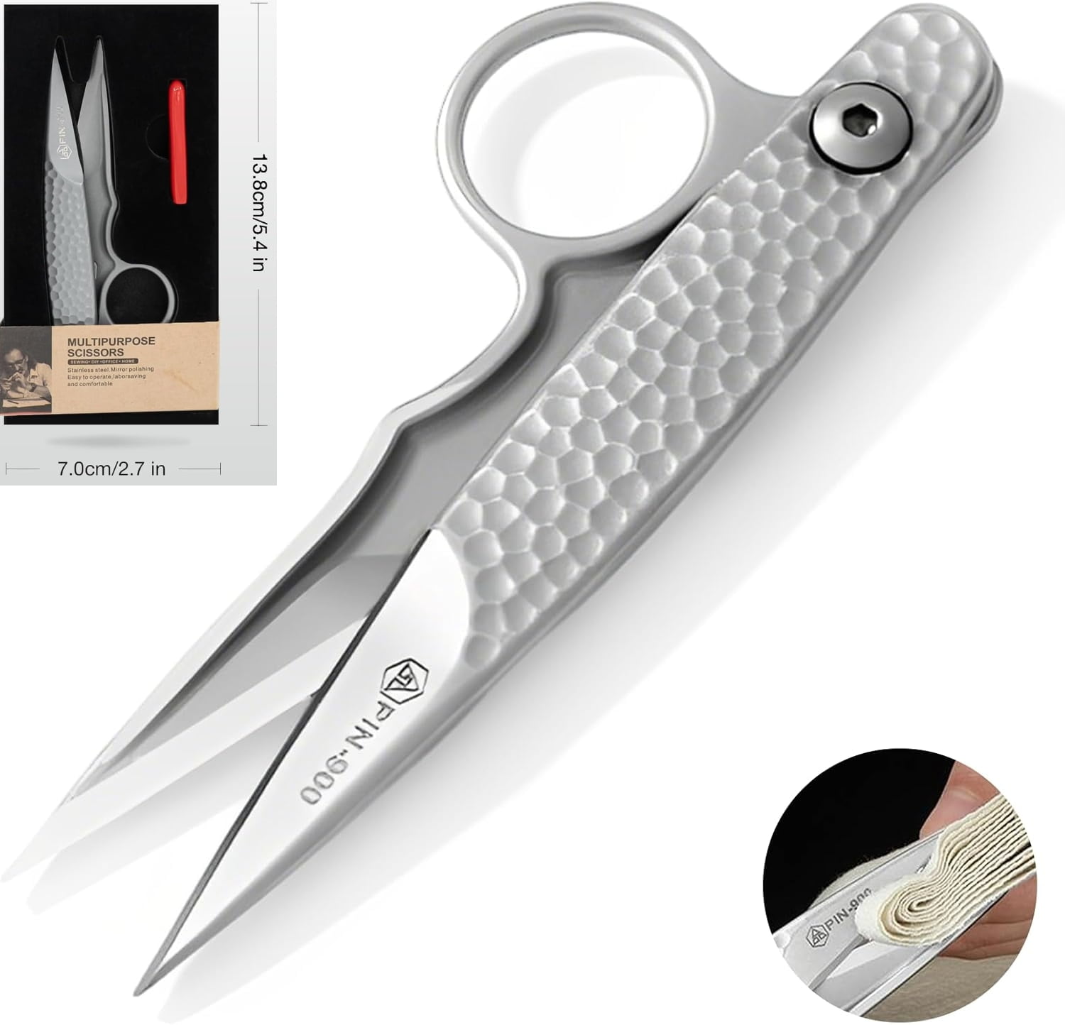 2025 New Upgrade Sewing Scissors, Stainless Steel Premium Tailor ...