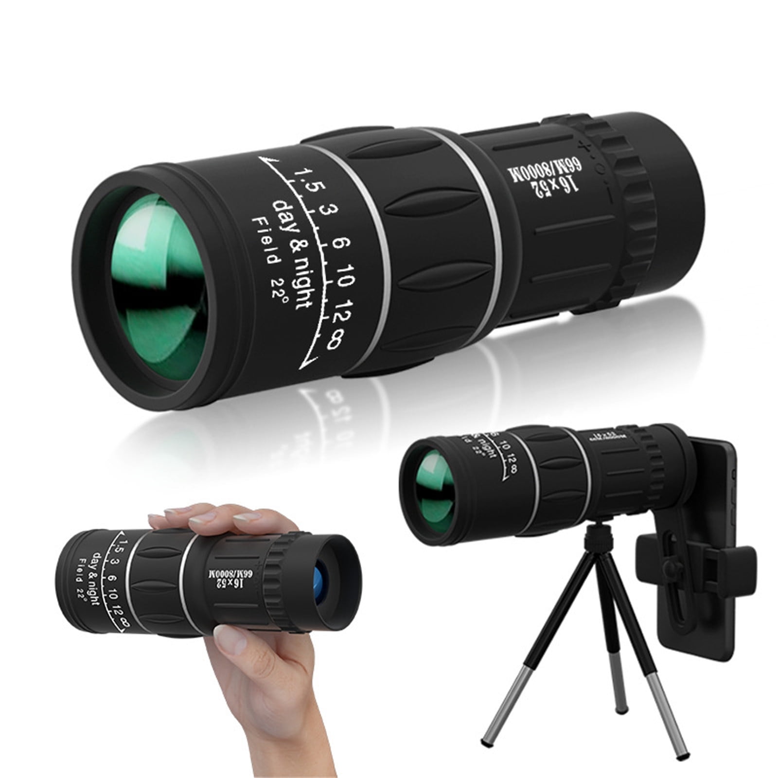 2025 New Upgraded 10-500×60 Compact Monocular Telescope with Smartphone ...