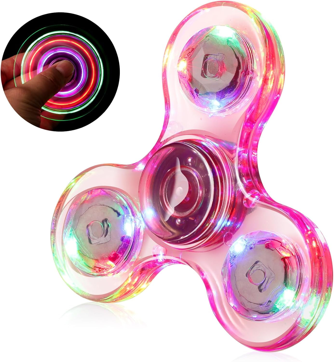 2025 New Upgraded Fidget Spinner, Suitable for Adults, Luminous Sensory ...
