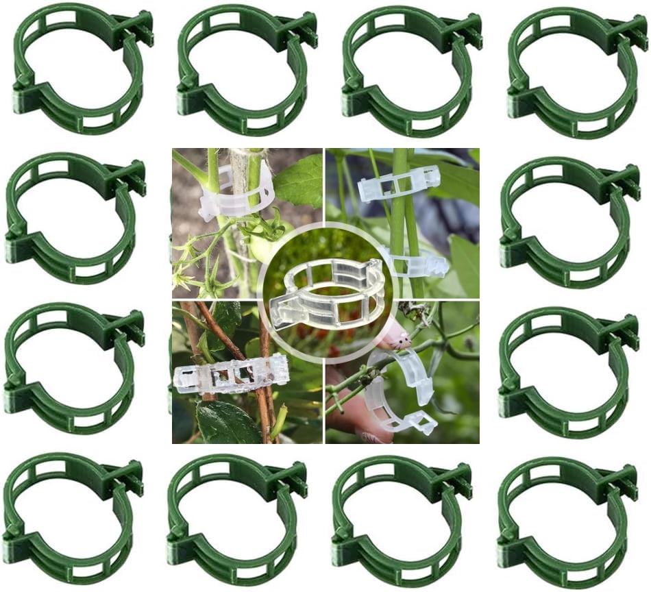 2025 New Upgraded Plant Support Clips, Reusable Plastic Garden Clips ...