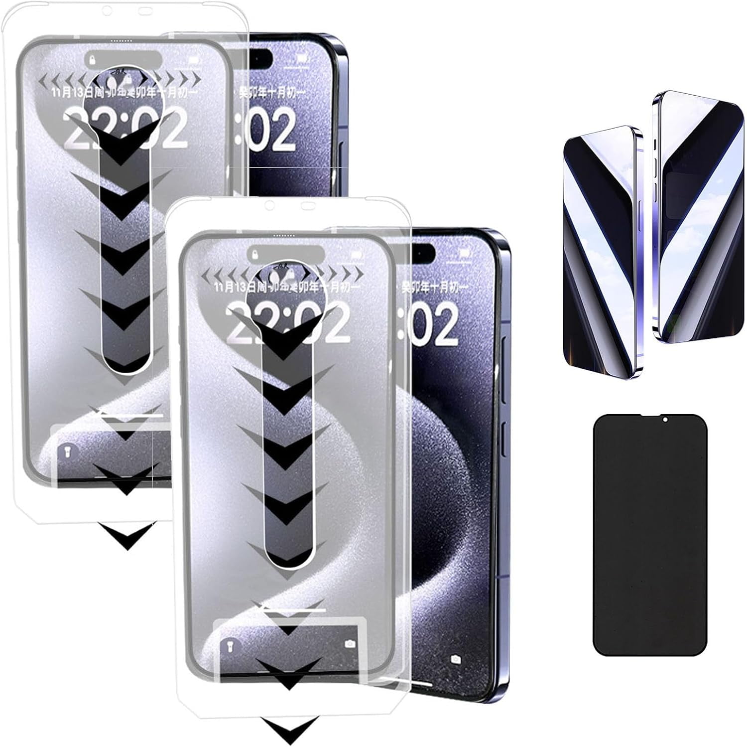 2025 New Upgraded Screen Protector for iphone - Dust Free without ...