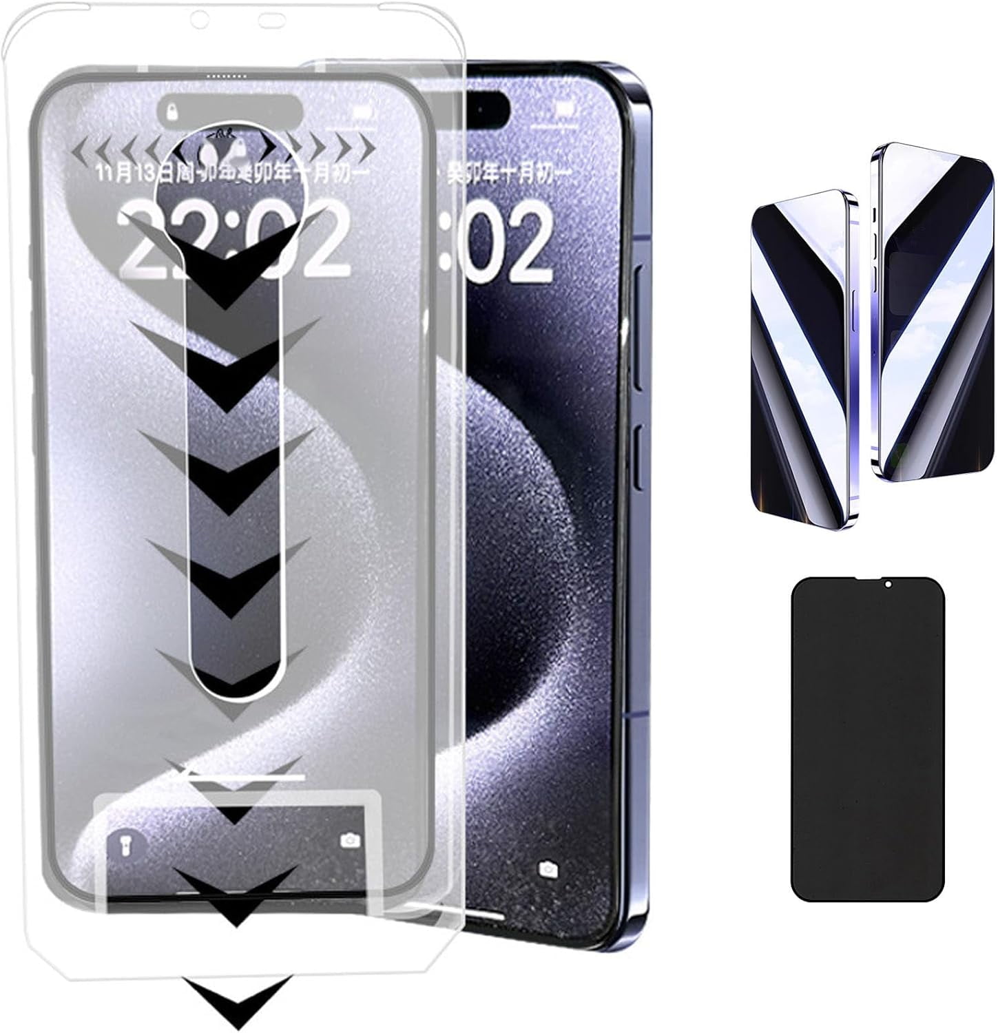 2025 New Upgraded Screen Protector for iphone - Dust Free without ...