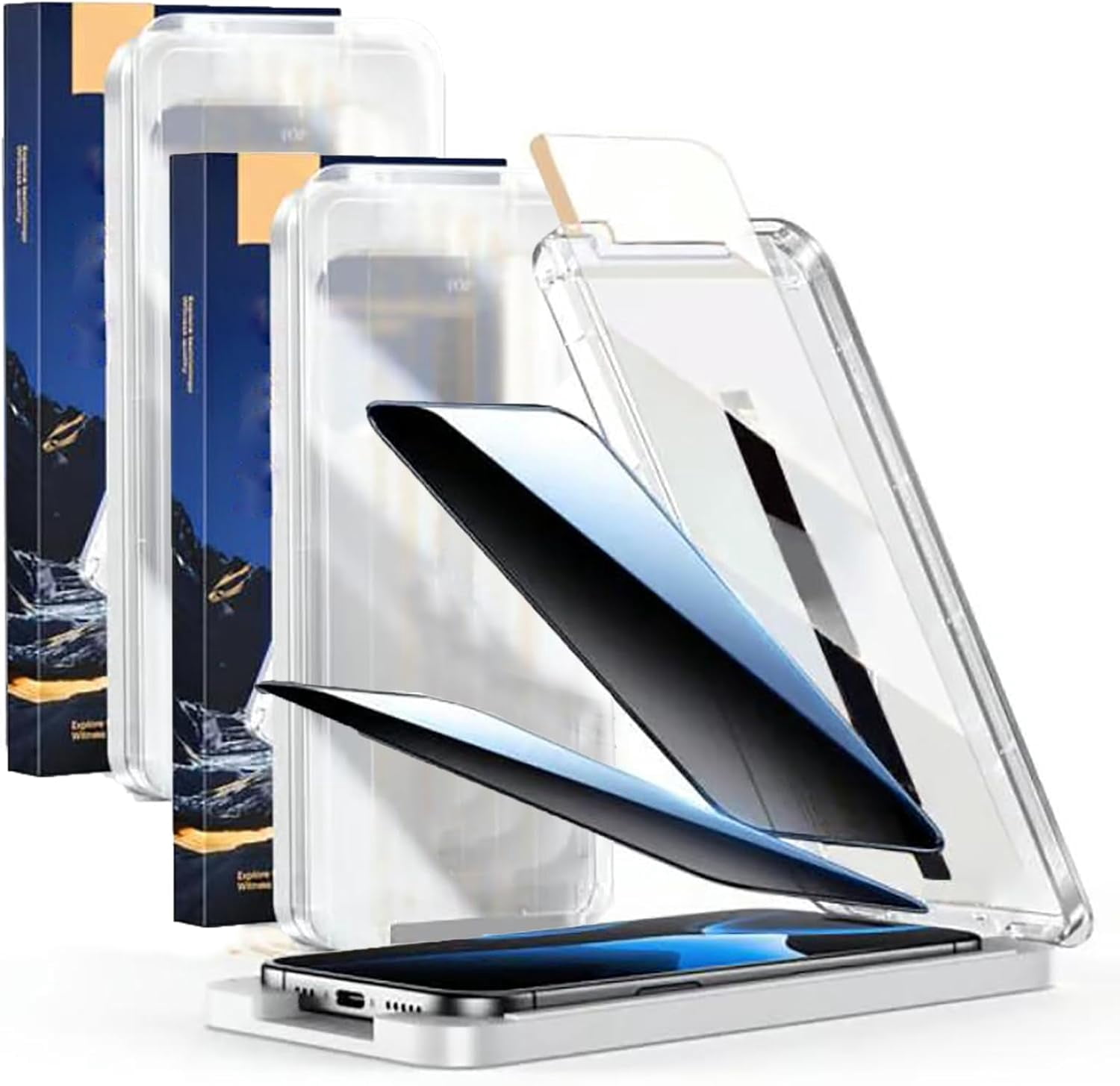 2025 New Upgraded Screen Protector For iPhone -Dust Free Without ...