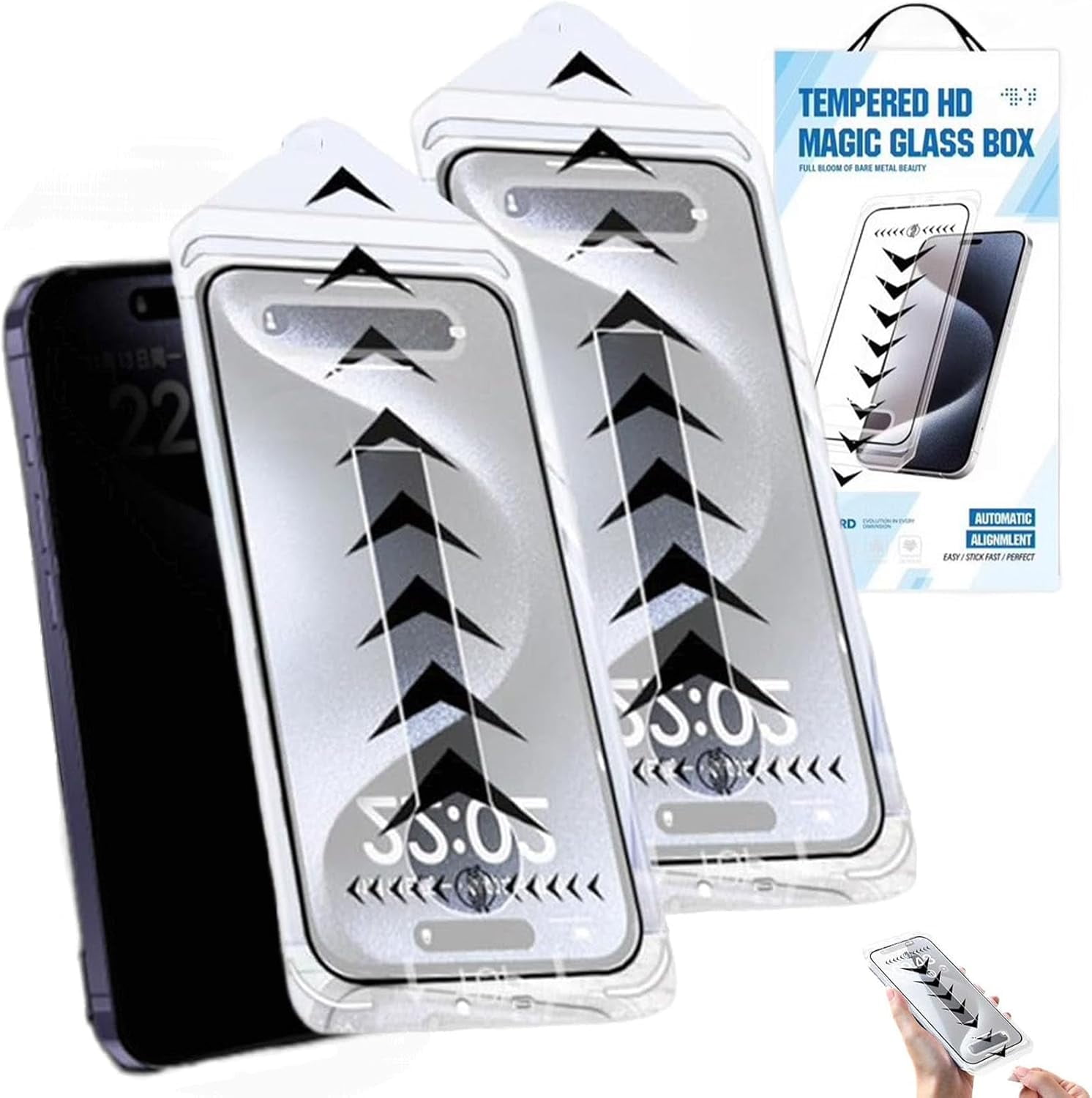 2025 New Upgraded Screen Protector for iphone - Dust Free without ...