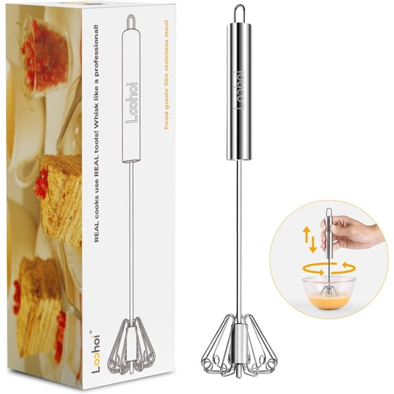 2025 New Upgraded Stainless Steel Semi-Automatic Whisk - Easy to Use ...