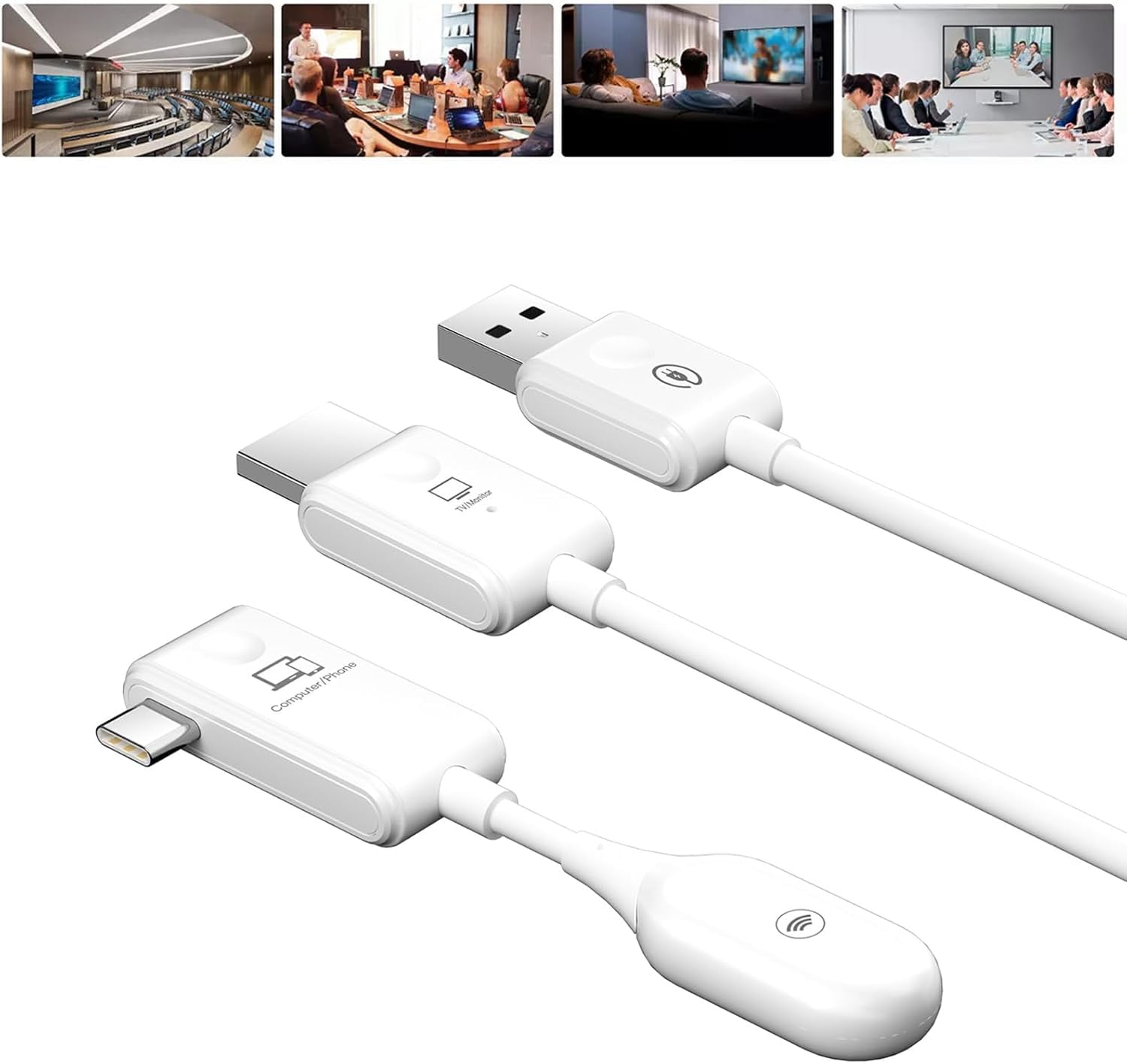 2025 New Upgraded USB Wireless Projection Screen, Wireless Transmitter ...