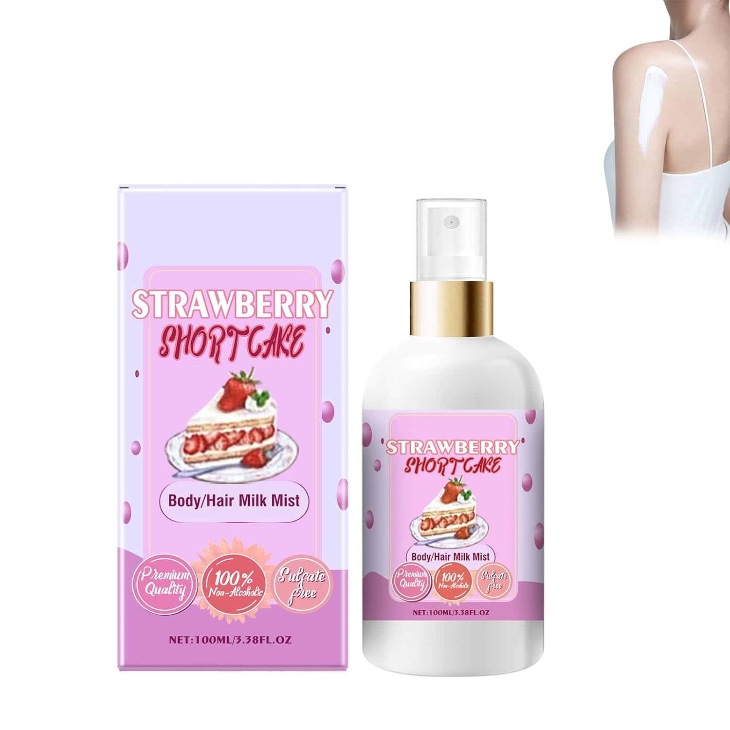 2025 New Vanilla and Cream Duo Body Mist, Sweet Body Milk Mist ...