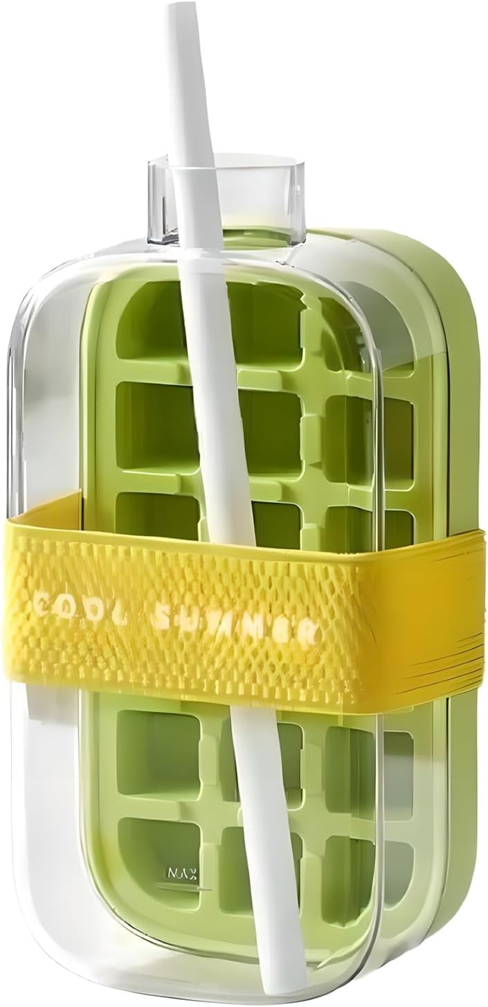 2025 New Vertical Ice Cube Tray with Lid for Freezer, Easy Press to ...