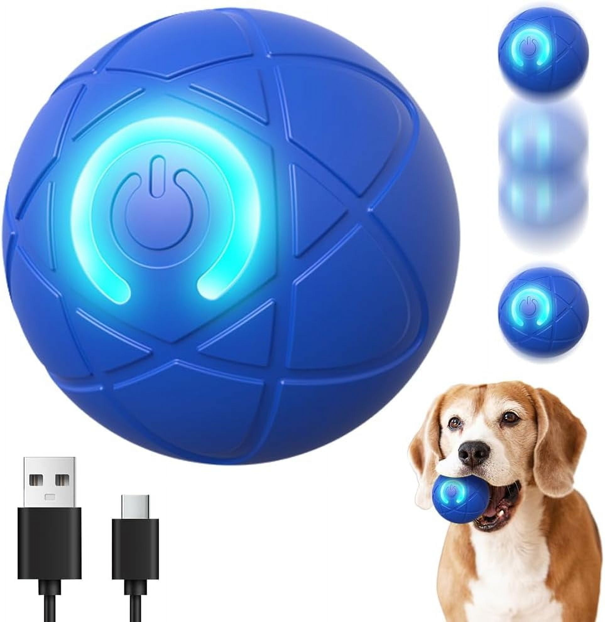 2025 New Vibrating Dog Ball, Upgrade Interactive Dog Ball Automatic ...