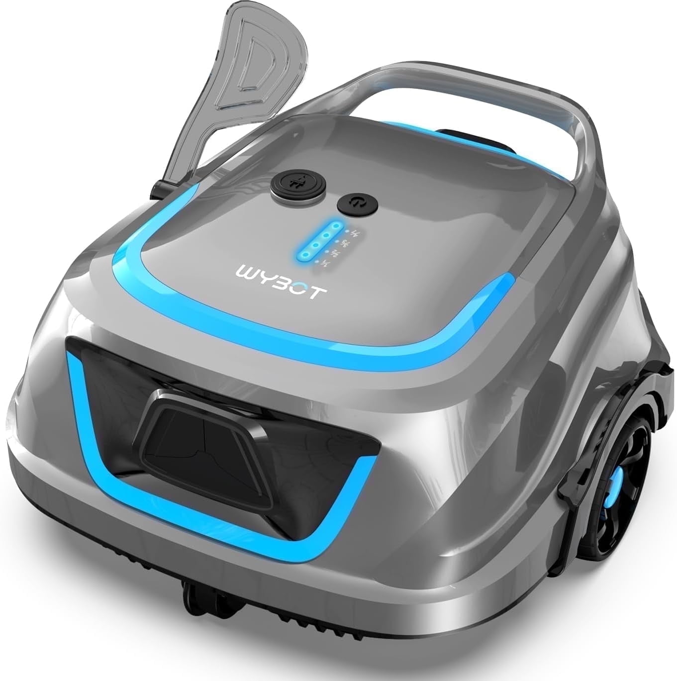 WYBOT A1 Cordless Pool Vacuum, 120 Min Runtime, 4 Cleaning Cycles, 1076 ...