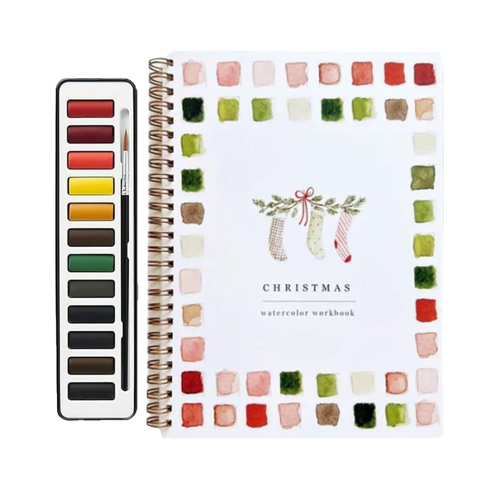 2025 New Watercolor Workbook, Beginner-Friendly Animals Watercolor ...