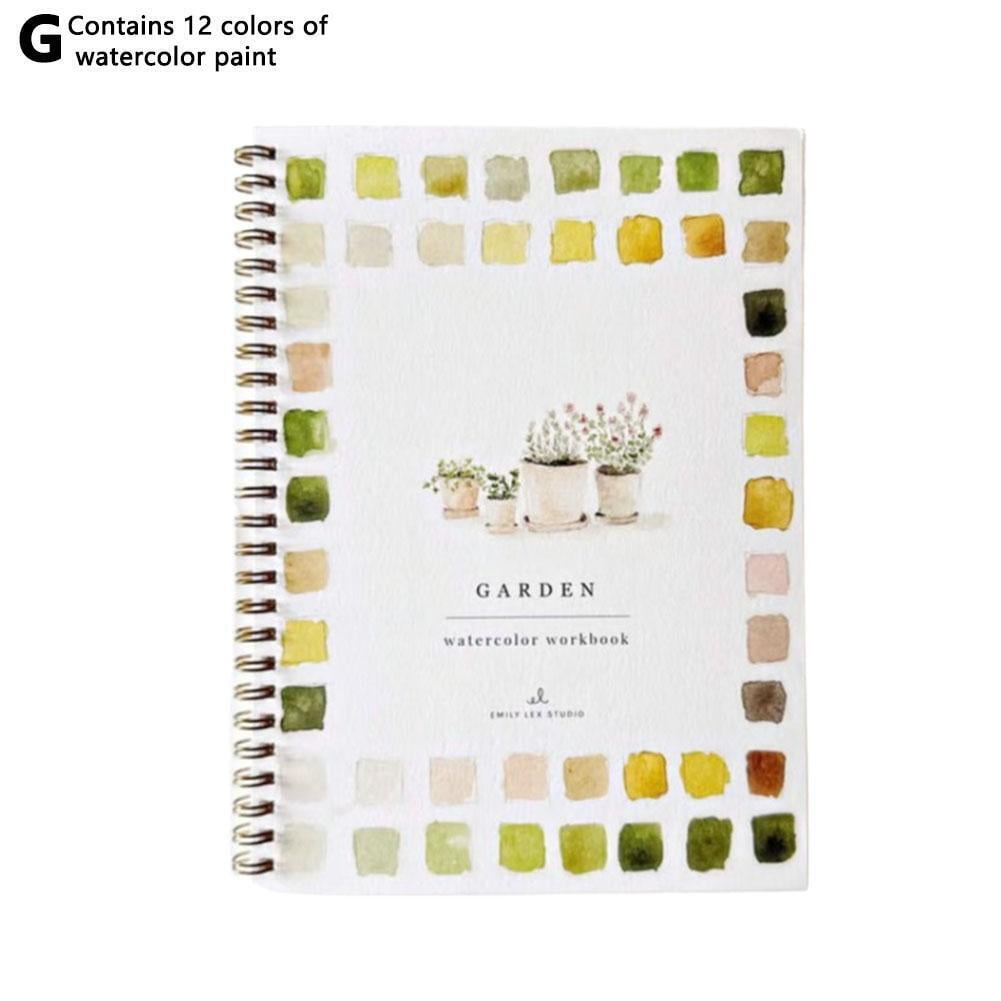 2025 New Watercolor Workbook, Practice Coloring Workbook, Water Color ...