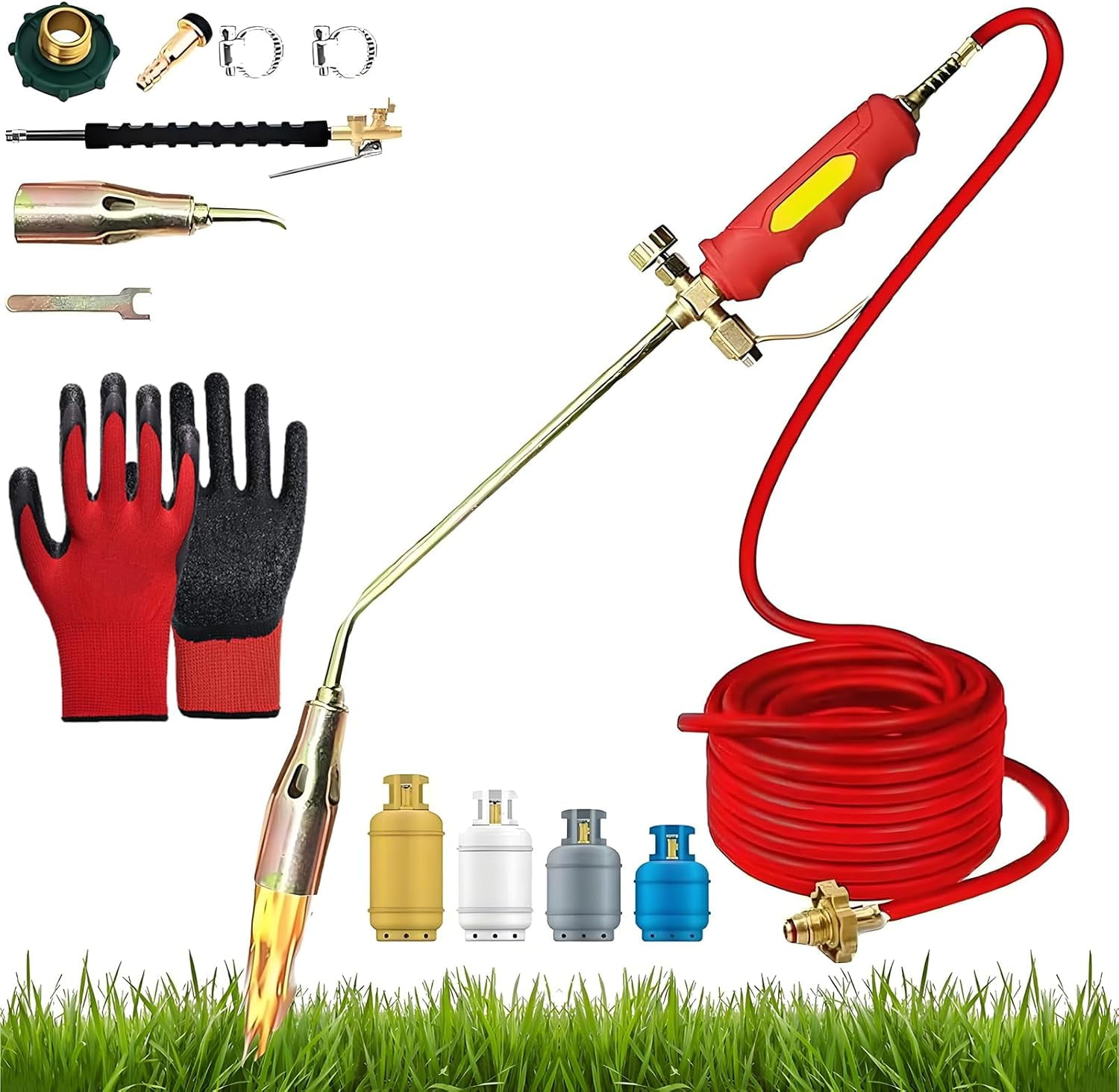 2025 New Weed Burner Torch for Propane Tank, Heavy Duty Propane Torch ...