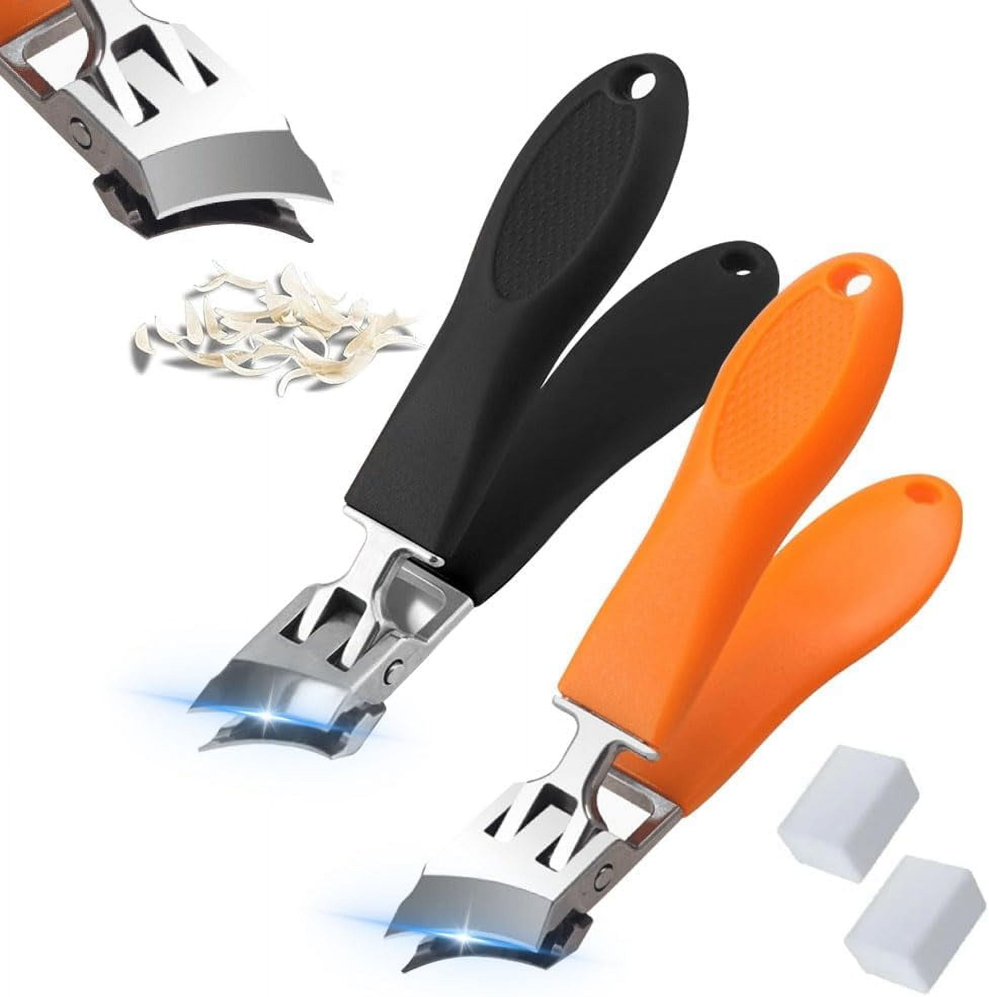 2025 New Wide Jaw Opening Anti-Splash Slanted Nail Clipper, Stainless ...