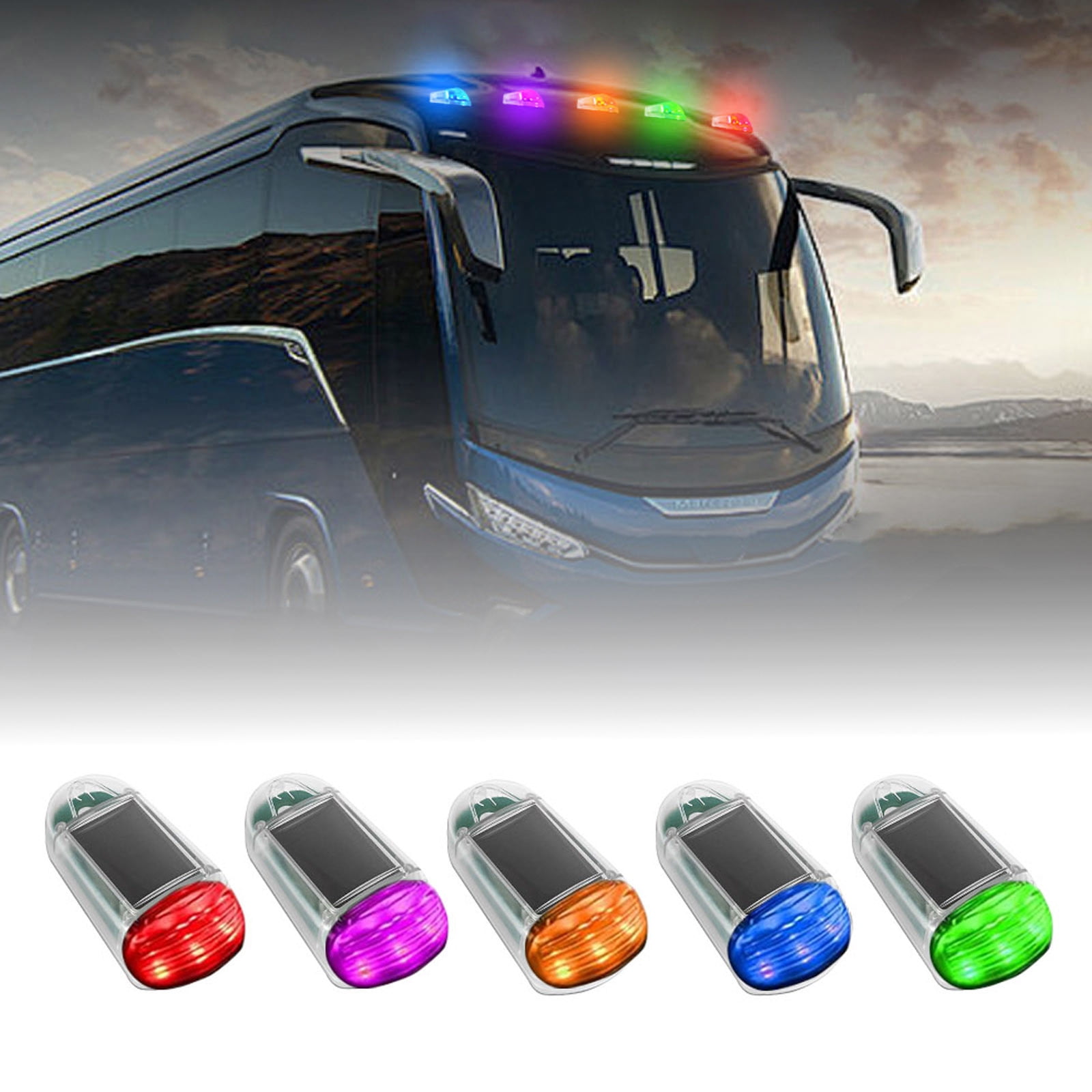 2025 New Wireless Solar Cab Lights 2024 New Punch Solar Powered Cab ...