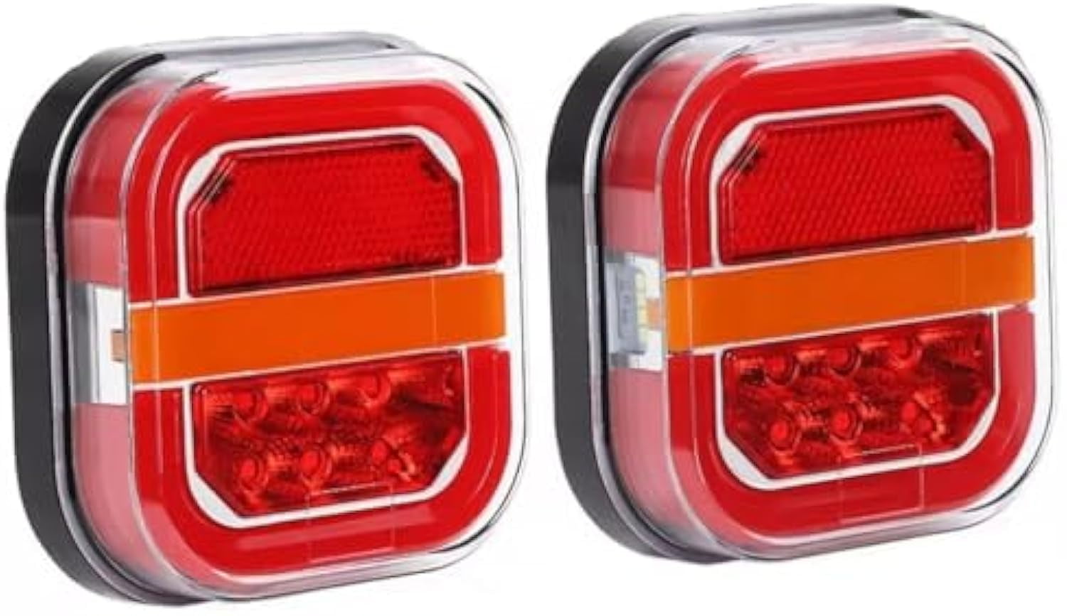 2025 New Wireless Trailer Lights Kit, LED Rear Tail Lights Dynamic Stop ...
