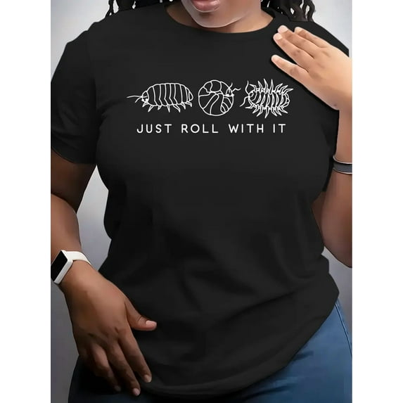 2025 New Women's Casual Short Sleeve T-Shirt - Green Geometric Print ...