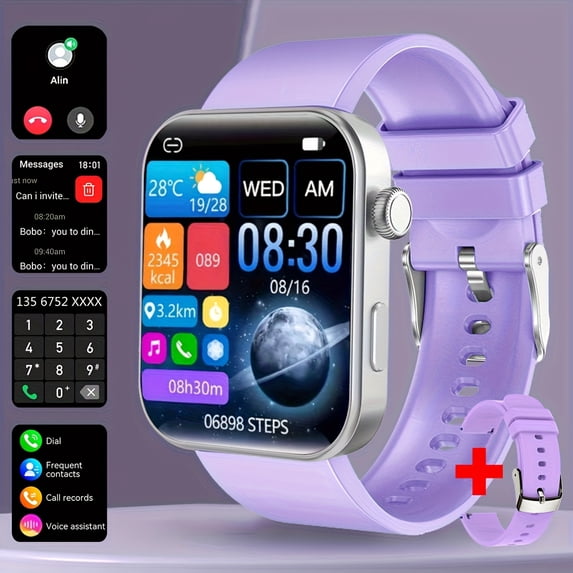2025 New Women's Fashionable Smart Watch, 1.85" IPS HD Screen, Wireless ...
