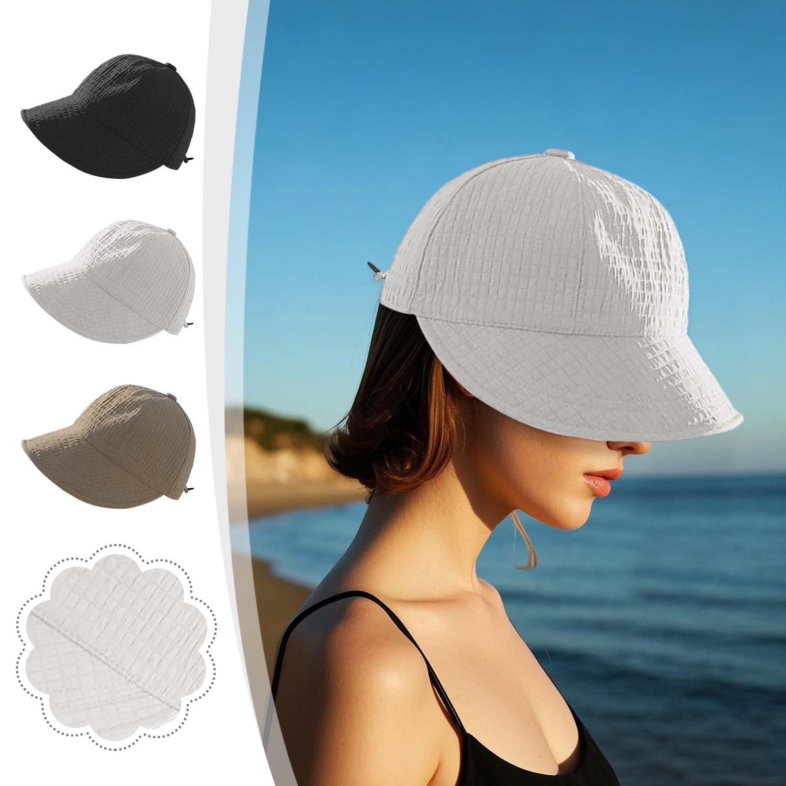 2025 New Womens Sun Hats Women's Outdoor UV-Protection-Foldable Beach ...